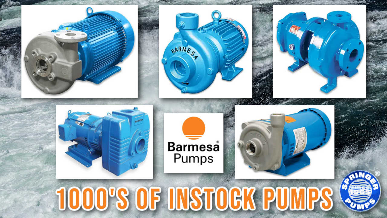 1000's of Pumps In Stock! Barmesa Pumps - Springer Pumps, LLC.