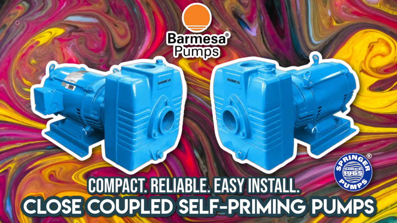 Close Coupled Self-Priming Pumps by Barmesa Pumps - Springer Pumps, LLC.