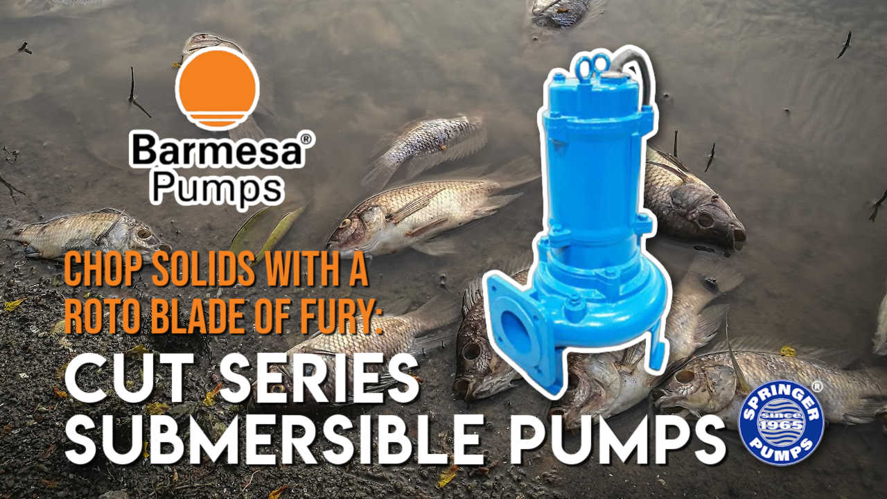 Chop Solids with a Roto Blade of Fury: Barmesa's CUT Series Submersible ...