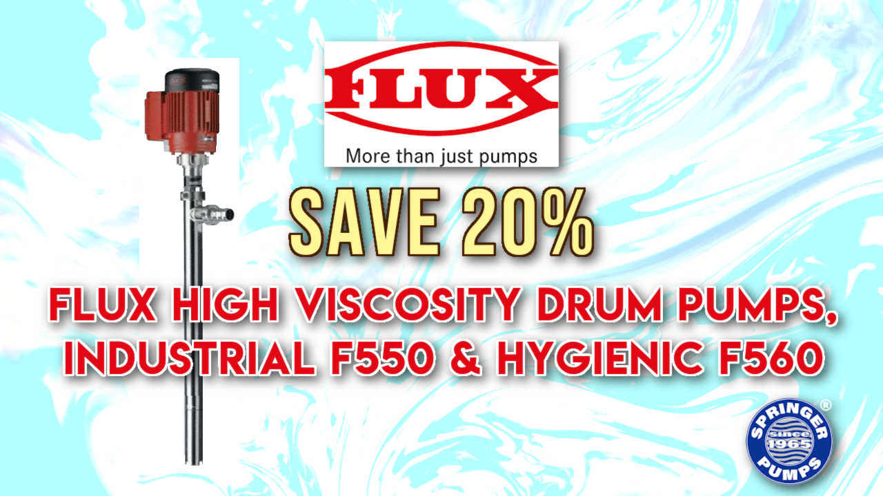 20% Off FLUX Industrial & Hygienic F550 & F560 Series Progressive ...