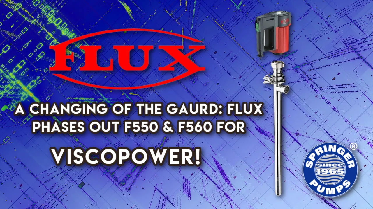 A Changing of the Guard: FLUX Pumps Phases out F550 & F560 Pumps for ...