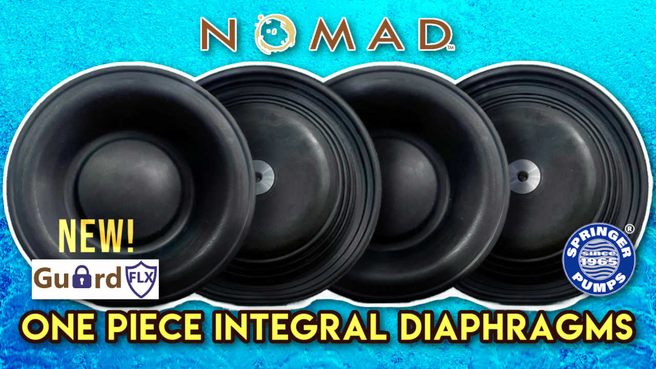 NEW! NOMAD GuardFLX One-Piece Integral Diaphragm - Springer Pumps, LLC.