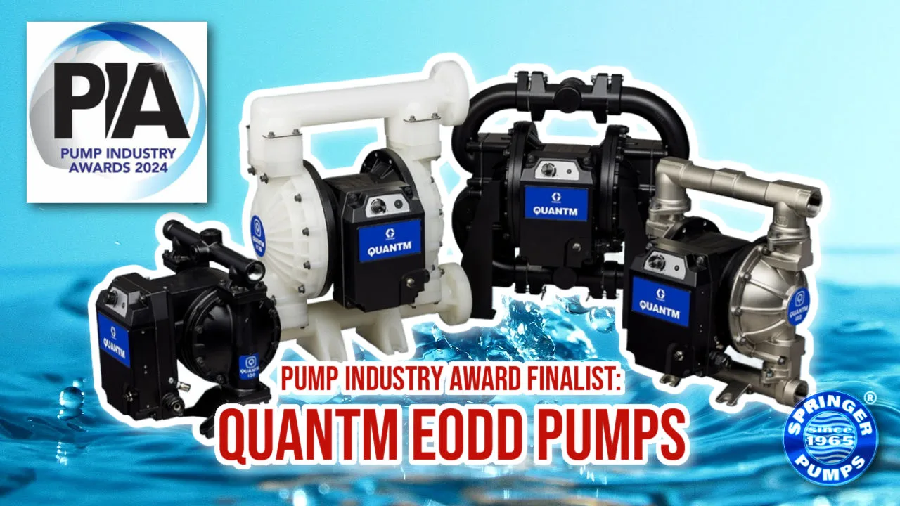QUANTM EODD Finalist in 2024 Pump Industry Awards - Springer Pumps, LLC.