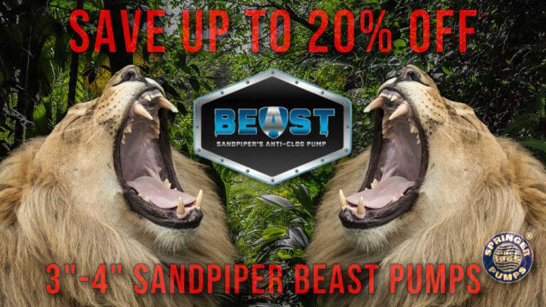 Up to 20% off 3"-4" BEAST Heavy Duty Anti-Clog Pumps from Sandpiper ...